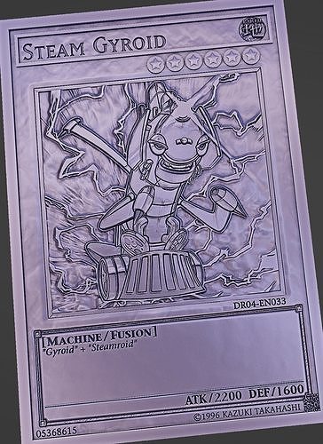 steam gyroid - yugioh 3D model 3D printable | CGTrader