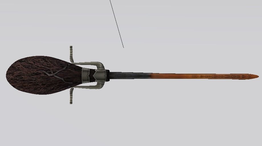 3D model Firebolt Broomstick VR / AR / low-poly | CGTrader