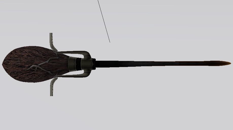 3D model Firebolt Broomstick VR / AR / low-poly | CGTrader