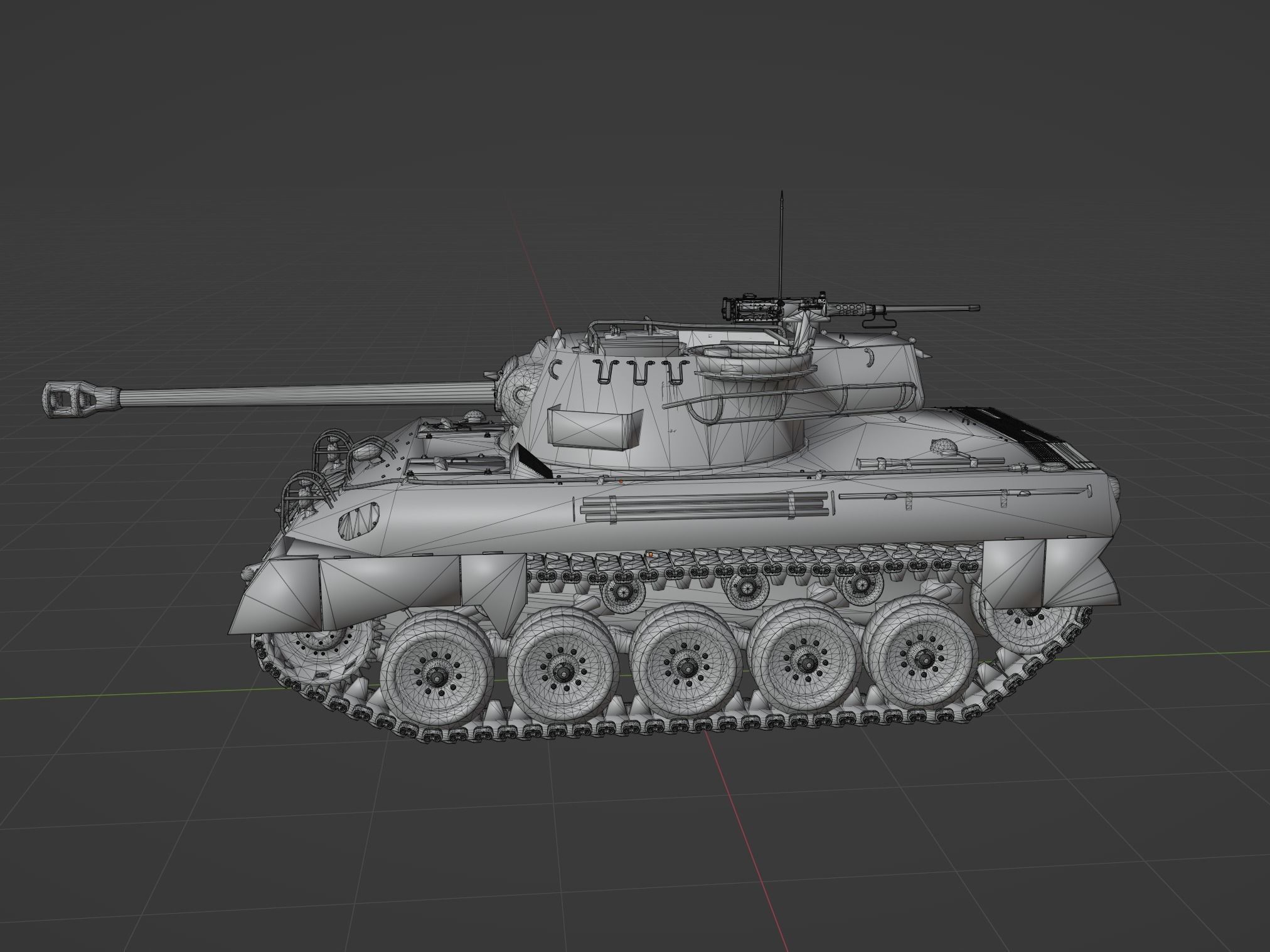 3D model M18 Hellcat VR / AR / low-poly | CGTrader