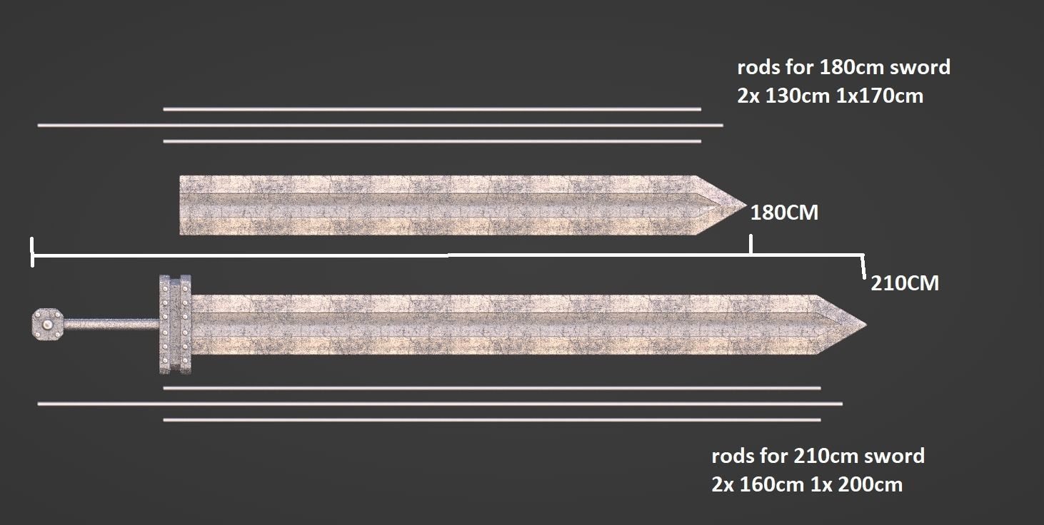 Guts Hawk Raider Sword Berserk Realistic Prop Design Print Ready 3D ...