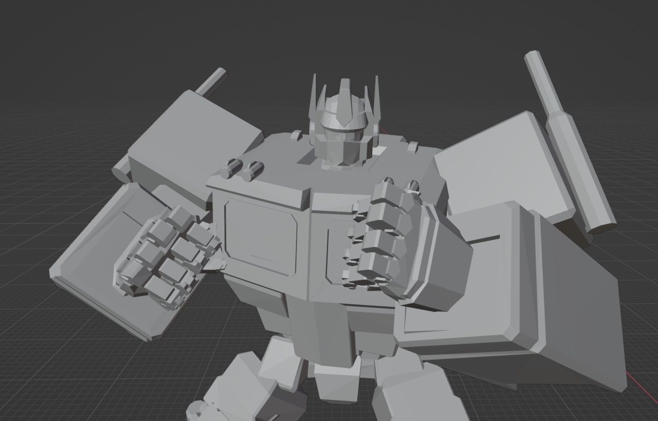 Optimus Prime G1 V1 3D model 3D printable | CGTrader