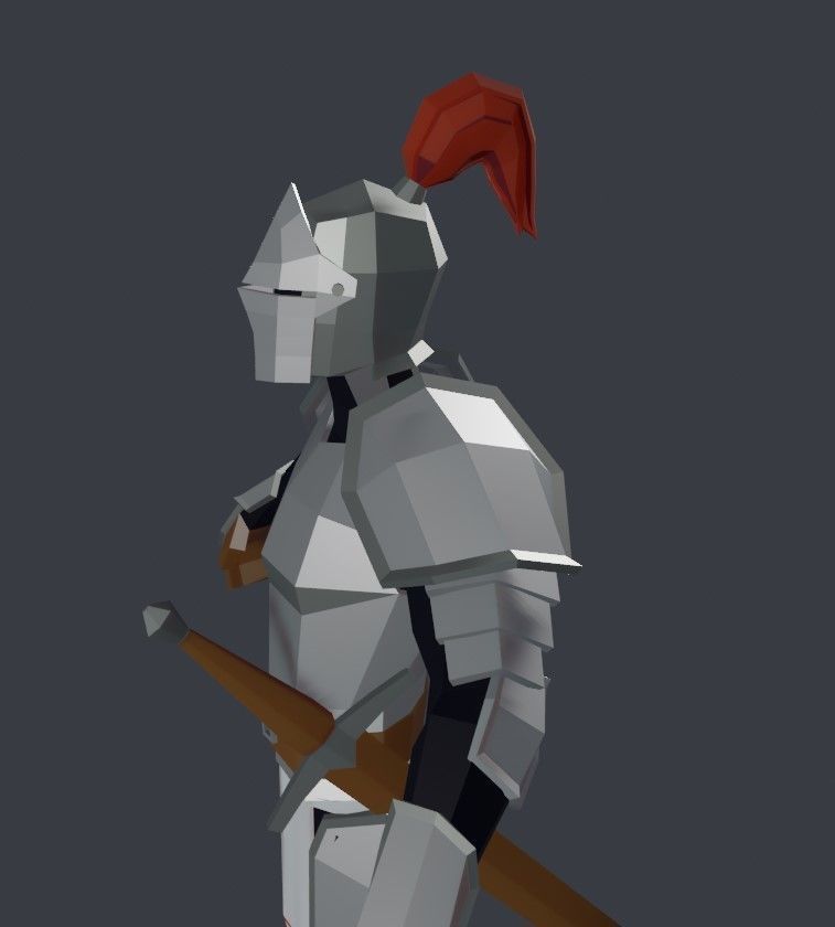 Knights Low-Poly free 3D model | CGTrader