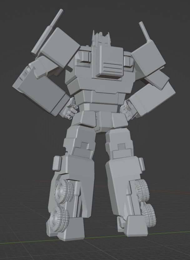 Optimus Prime G1 V2 3D model 3D printable | CGTrader