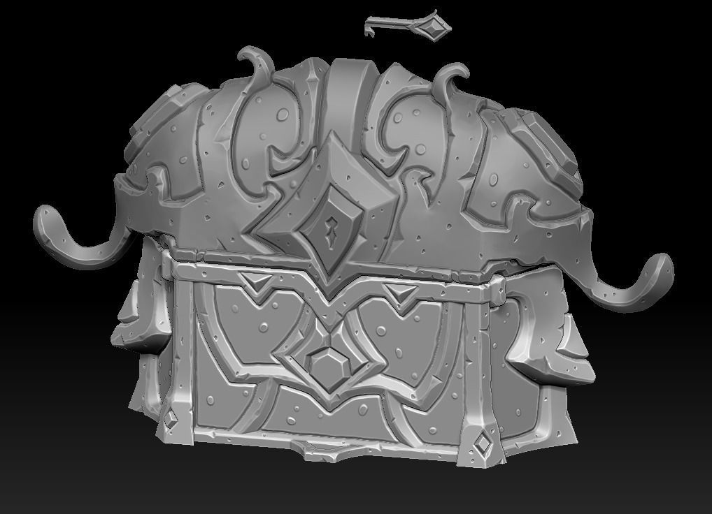 Mountain chest 3d print 3D model 3D printable | CGTrader