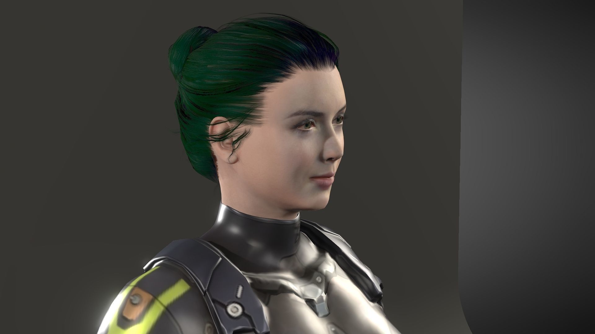 3D model Yuki female samurai VR / AR / low-poly | CGTrader