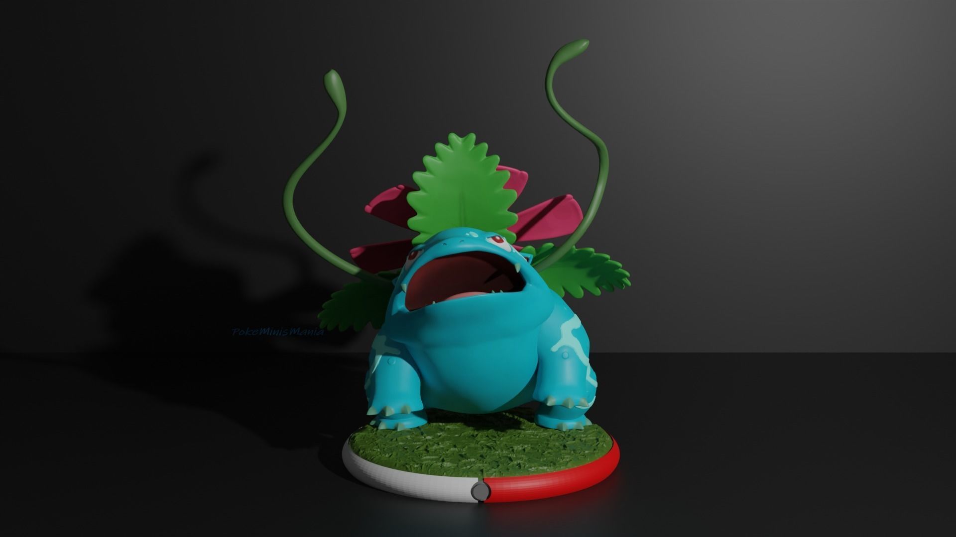 Clone Bulbasaur Ivysaur and Venusaur 3D print model 3D model 3D ...