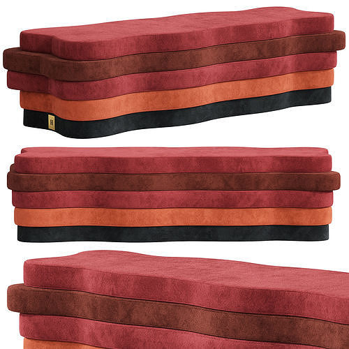 CADIZ BENCH BY HOMMES STUDIO by Valdoluxury 3D model | CGTrader