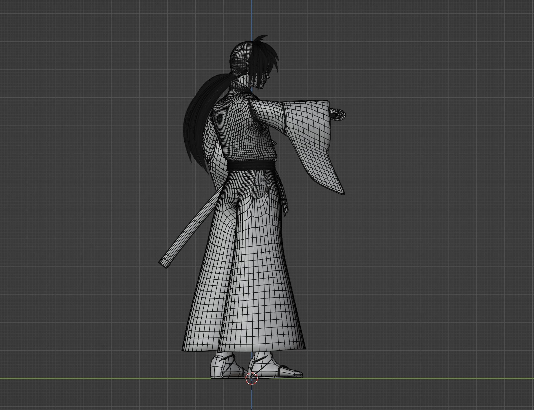 Himura Kenshin - Rurouni Kenshin 3D model rigged | CGTrader