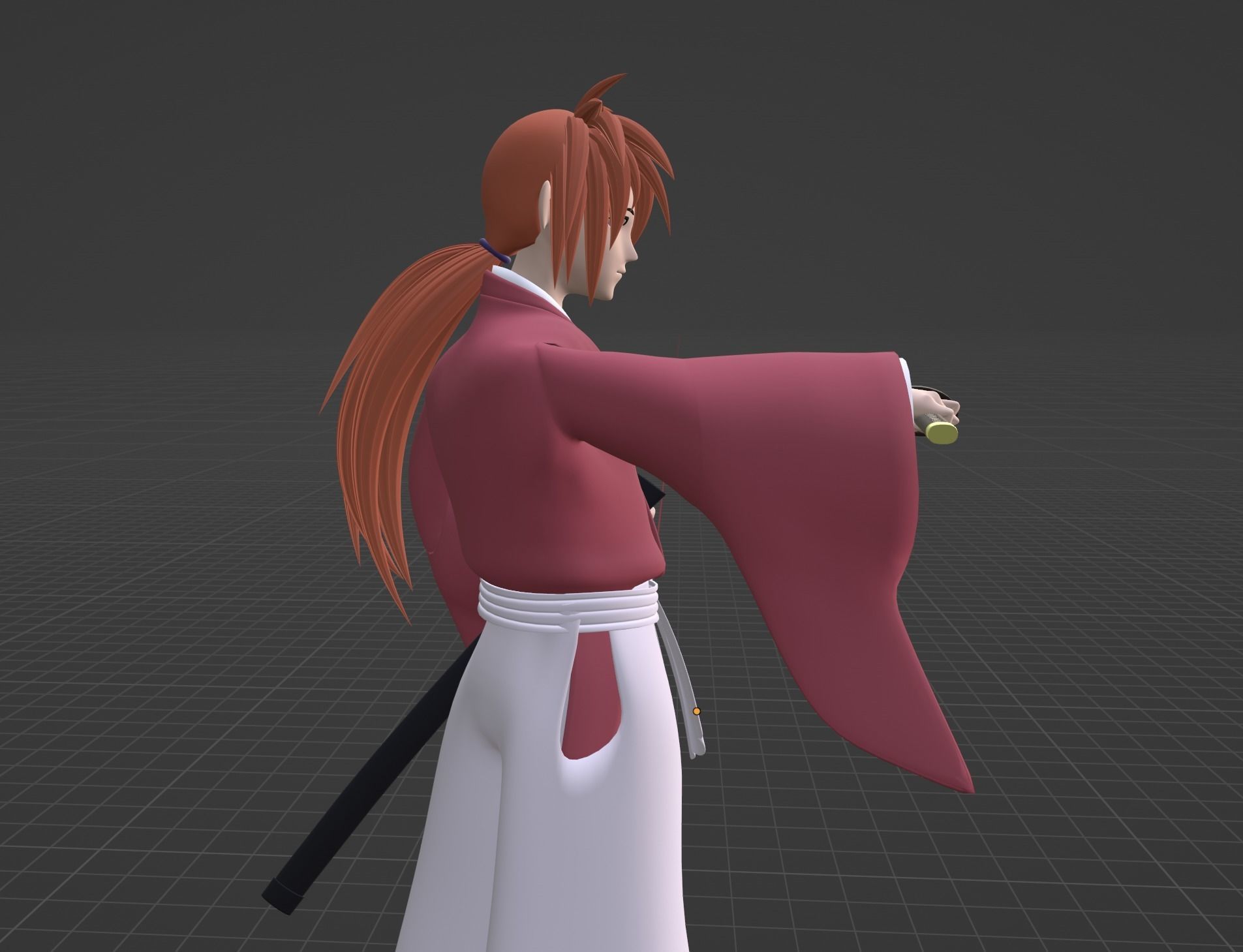 Himura Kenshin - Rurouni Kenshin 3D model rigged | CGTrader