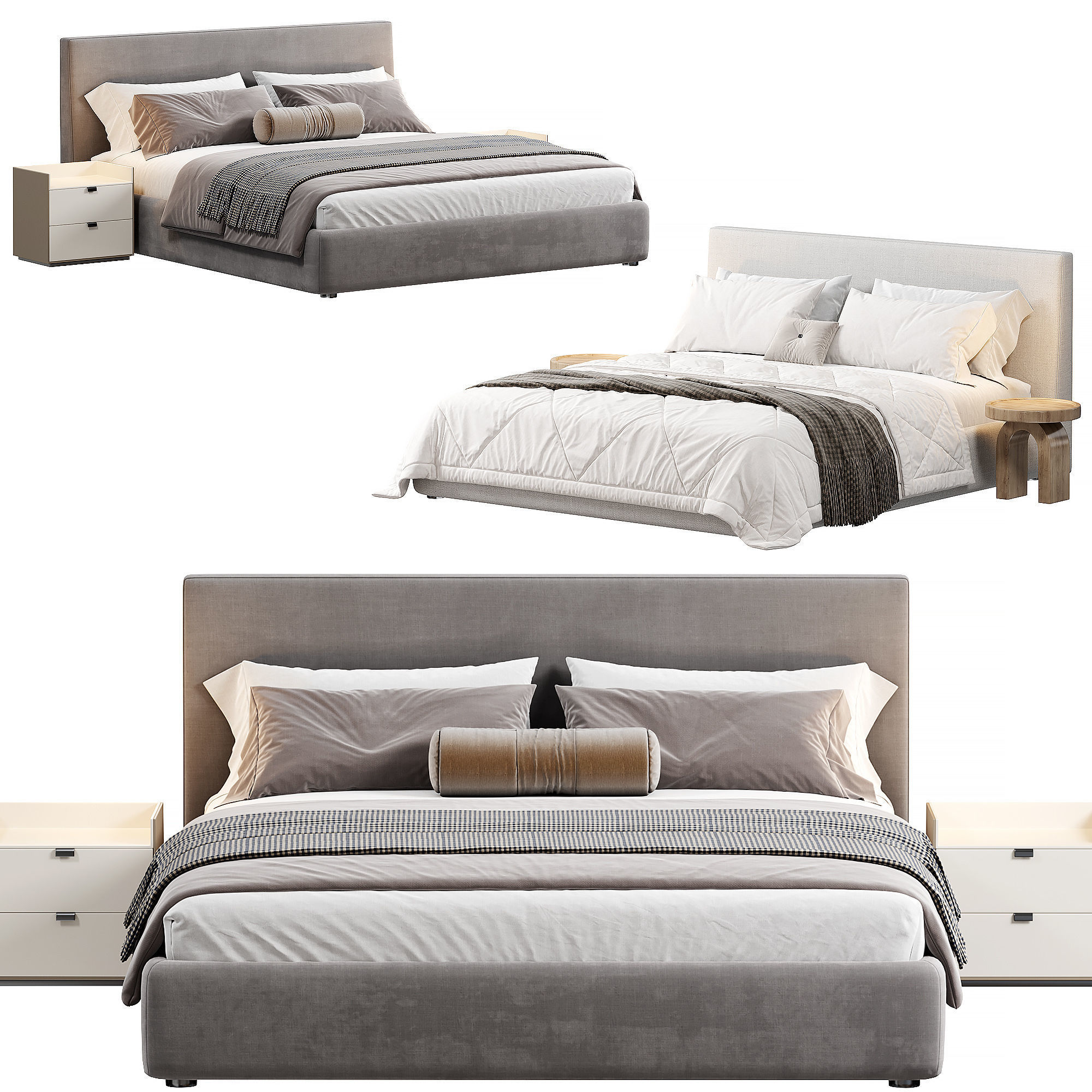 RAY Bed flexteam 3D model | CGTrader