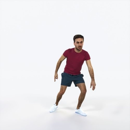 3D model Flow 09I Football Changing Direction Sports Man VR / AR / low ...