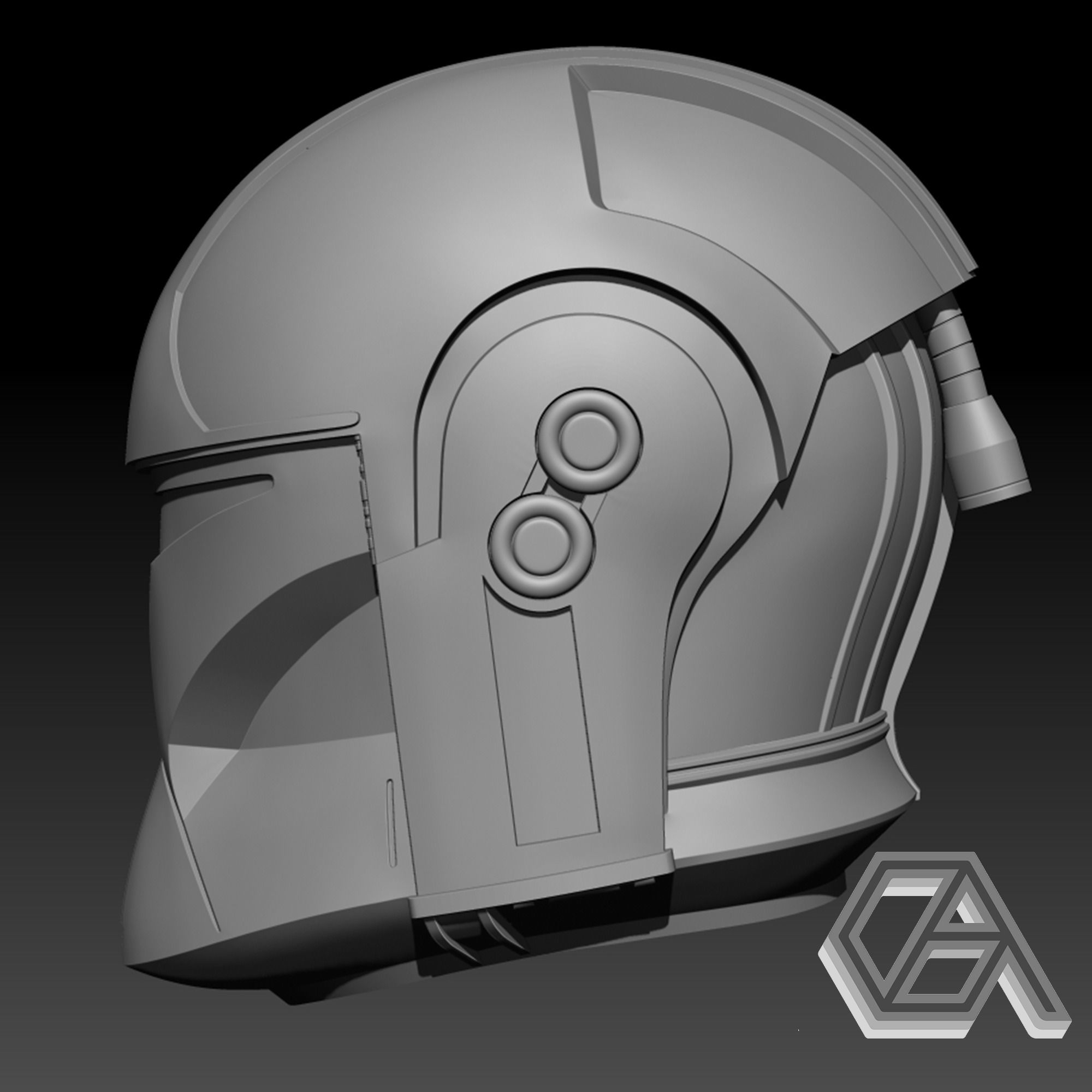 STAR WARS - CLONE PILOT HELMET 3D model 3D printable | CGTrader