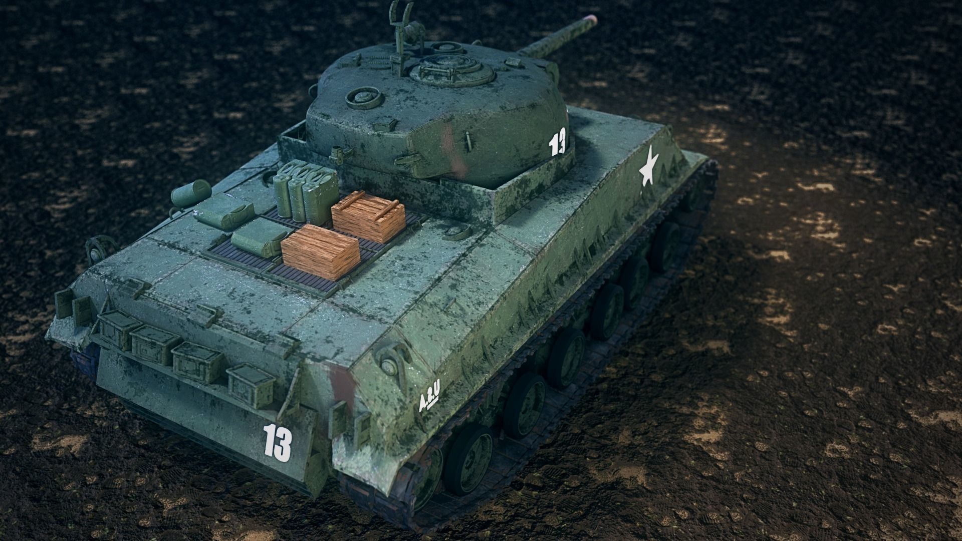 Tank Model 3d 3D model | CGTrader