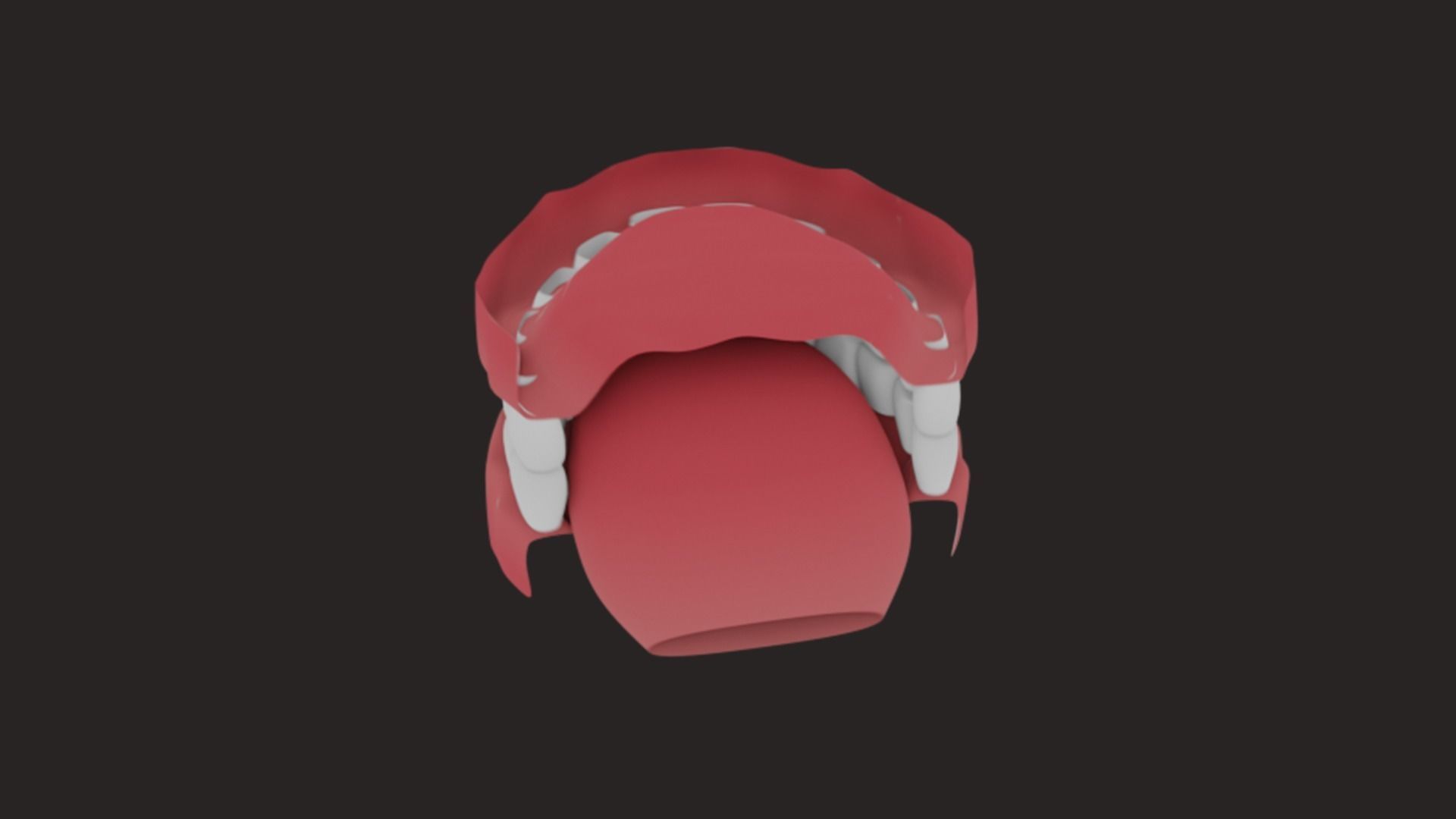 3D model Low Poly Stylized Human Mouth VR / AR / low-poly | CGTrader