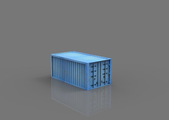 Shipping Container 3D model 3D printable | CGTrader