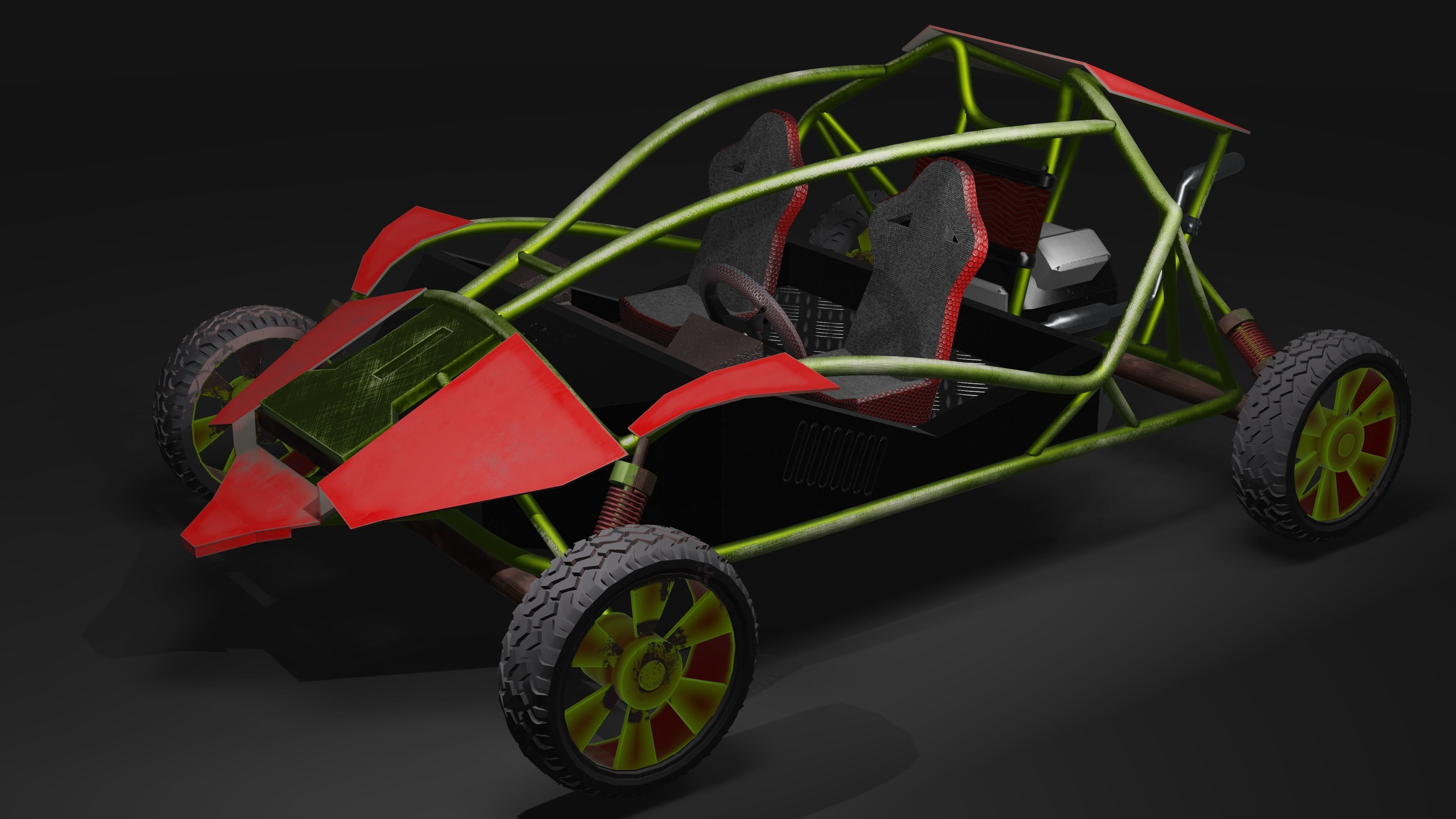 Buggy 3D model | CGTrader