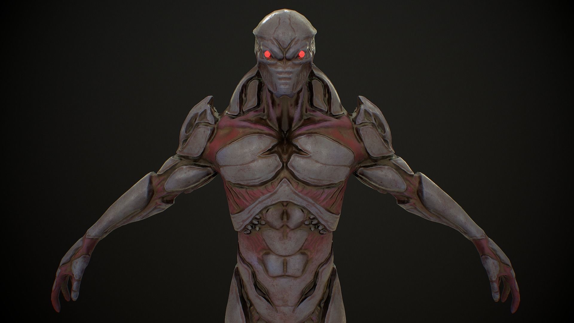 3D model Mutant 3 Humanoid Monster VR / AR / low-poly | CGTrader