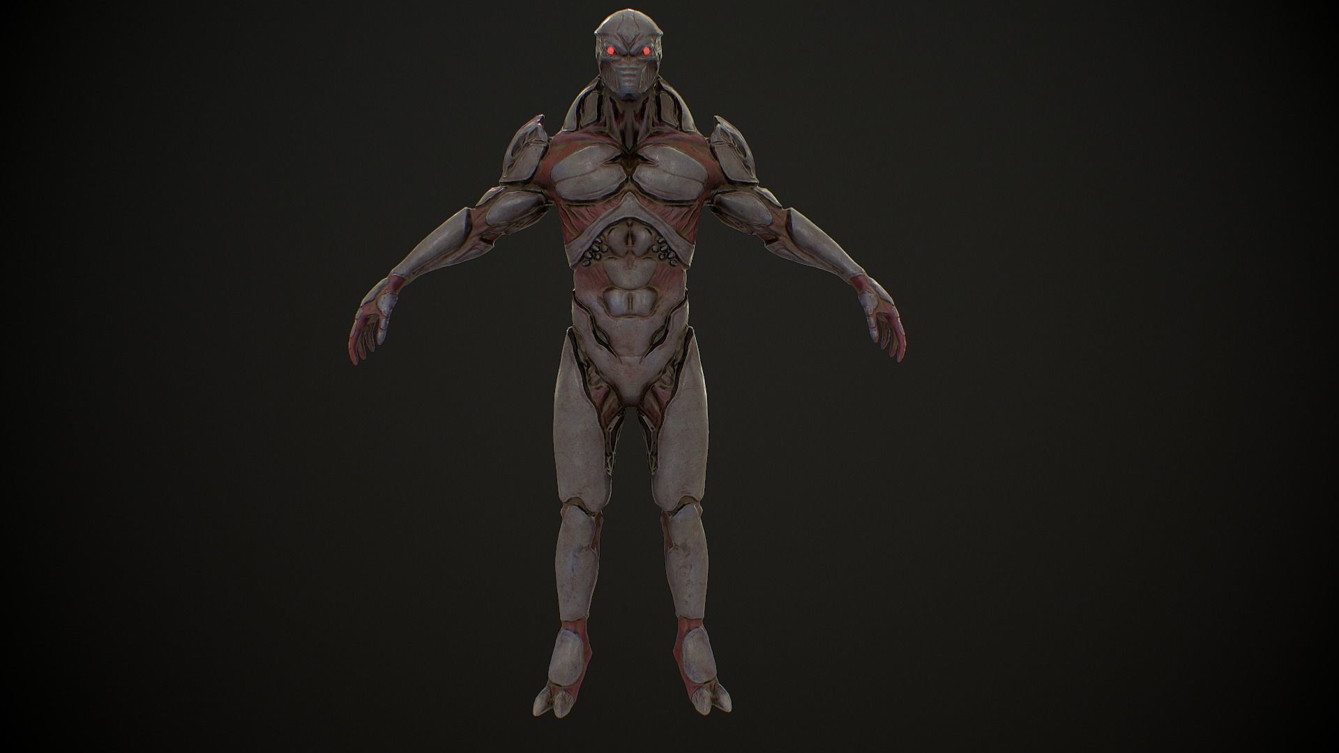 3D model Mutant 3 Humanoid Monster VR / AR / low-poly | CGTrader