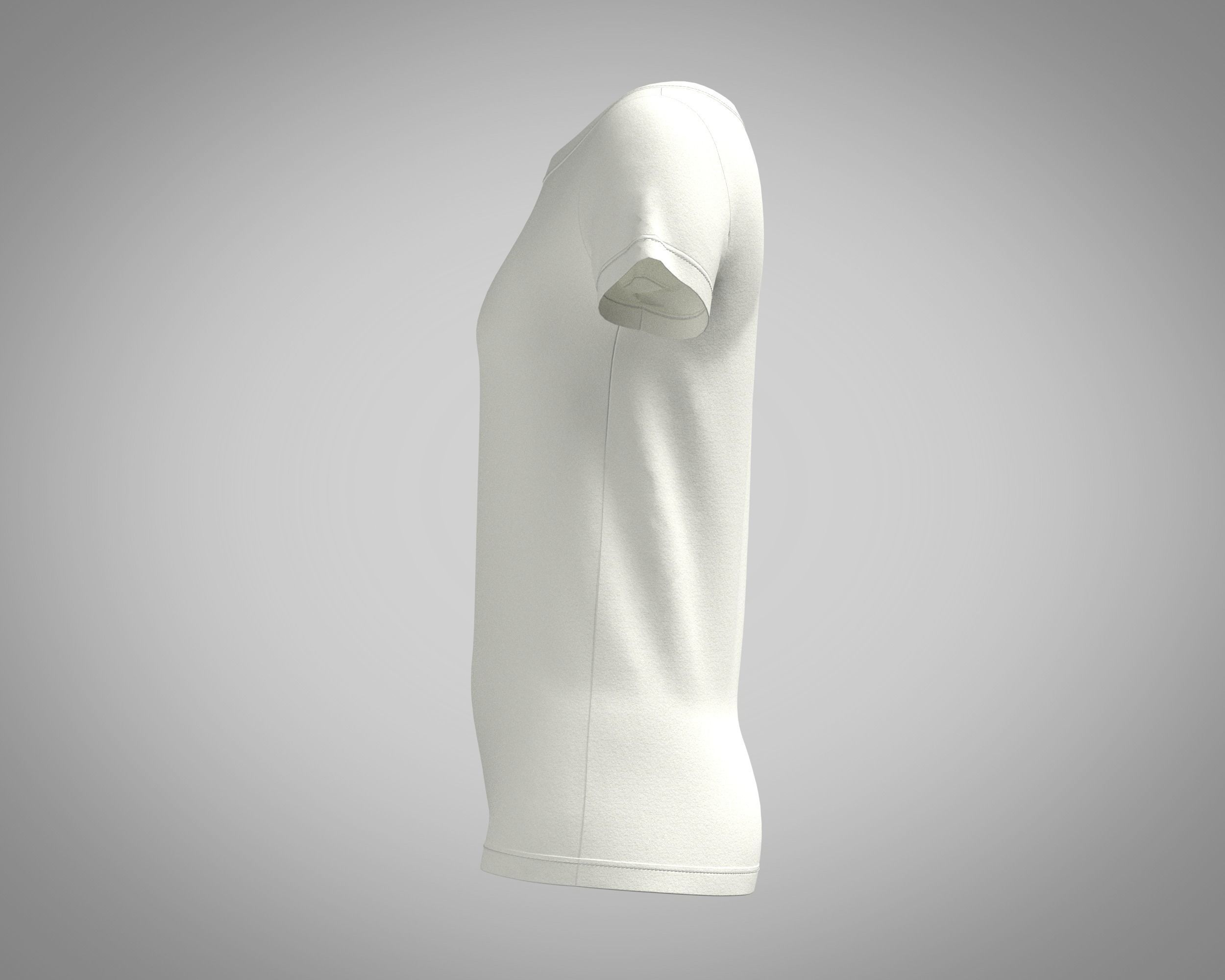 Girls 6 Types T-Shirt Pack 3D model | CGTrader