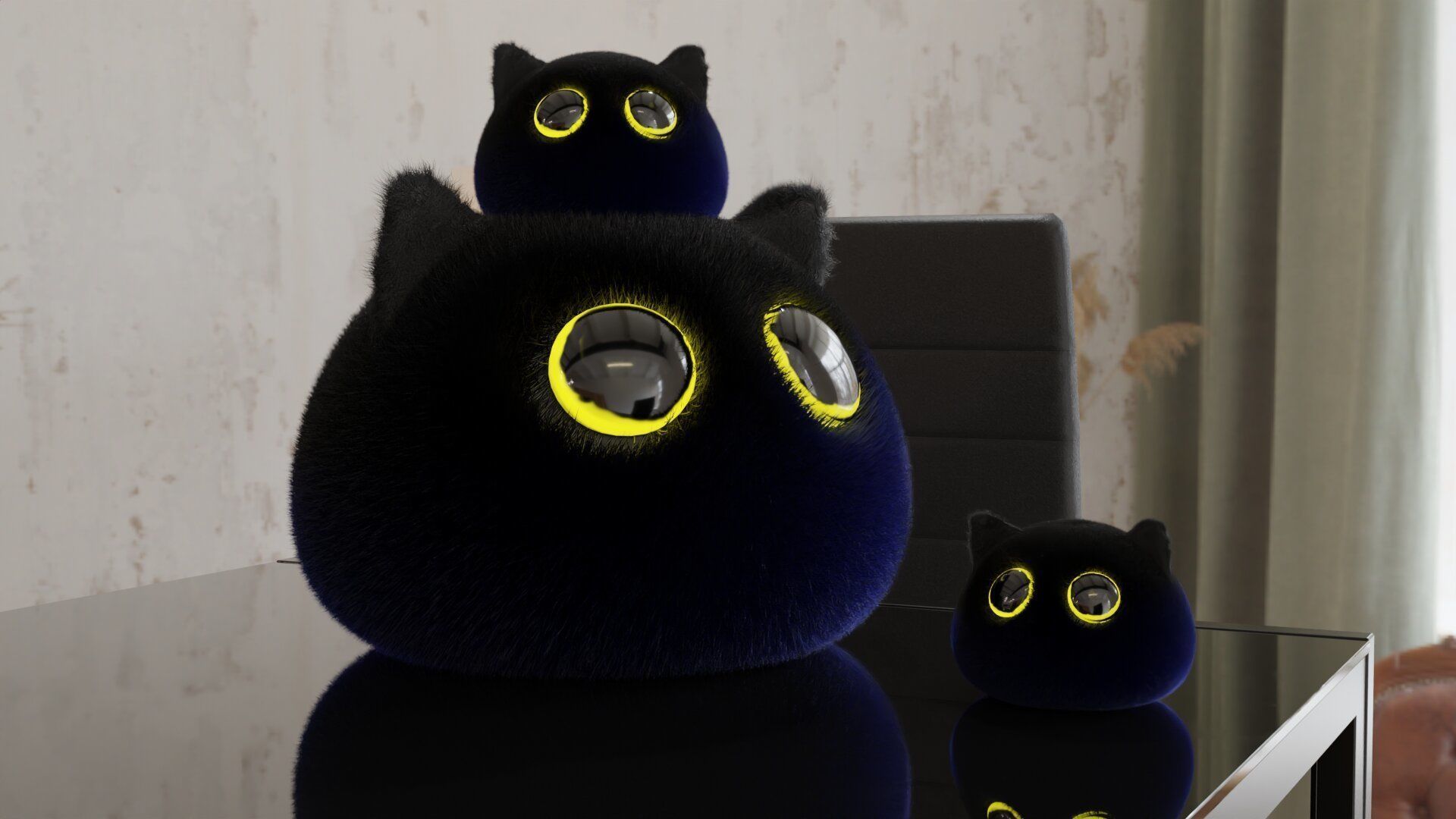 3D model 3d model of toy cats VR / AR / low-poly | CGTrader