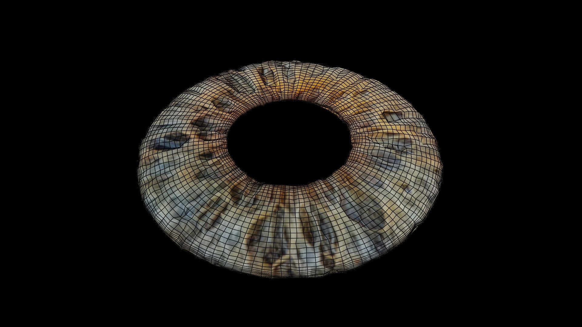 Human iris 3D model | CGTrader