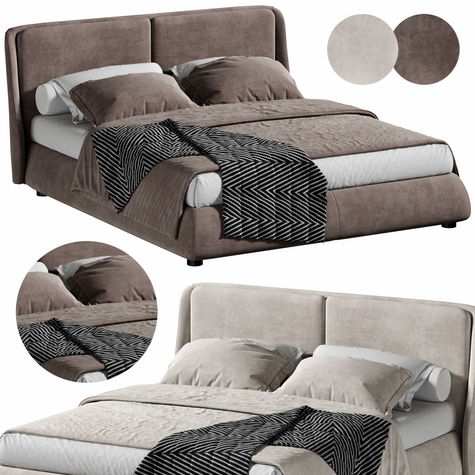 BEND bed by stels 3D model | CGTrader