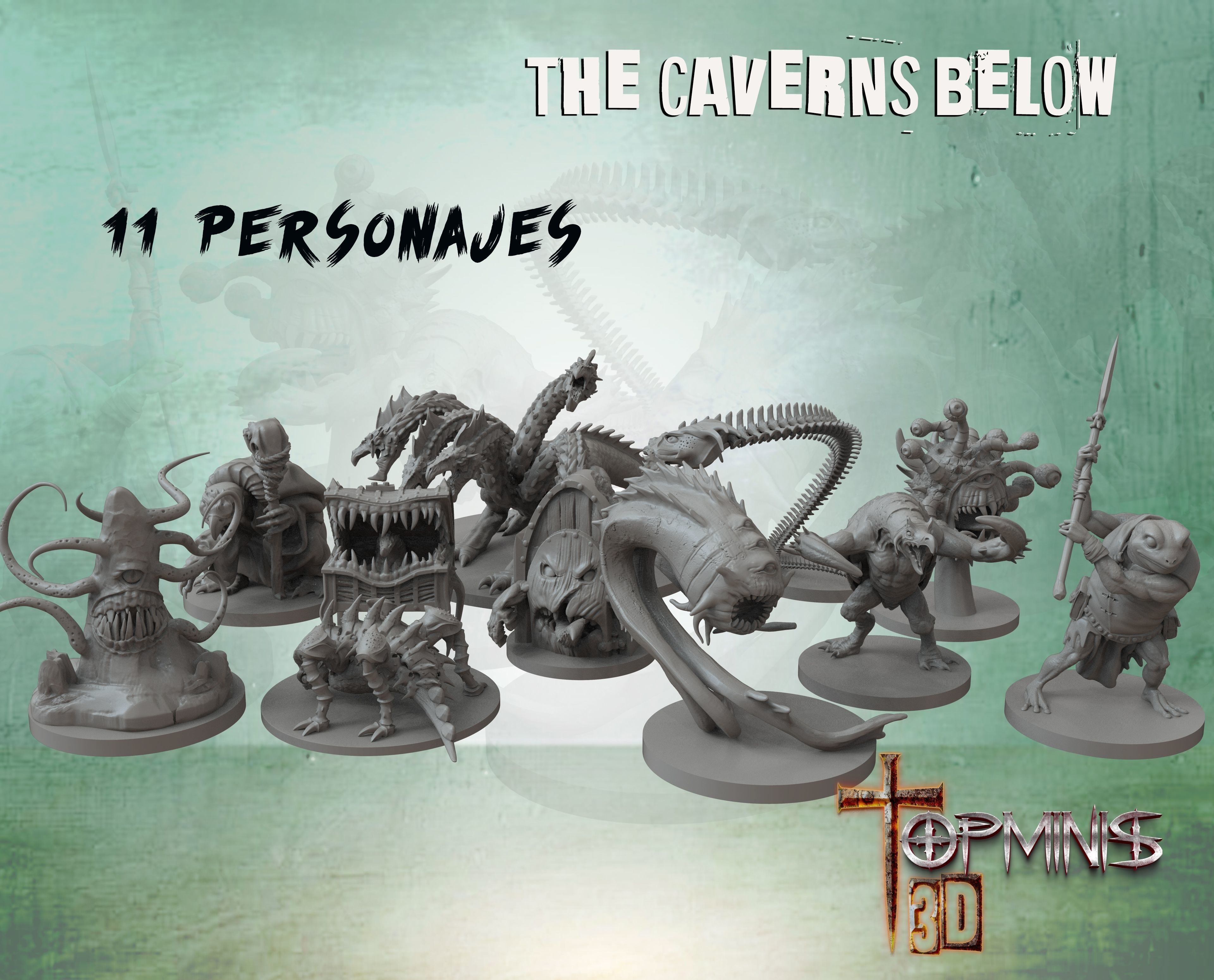 CHARACTERS DnD 3D model 3D printable | CGTrader