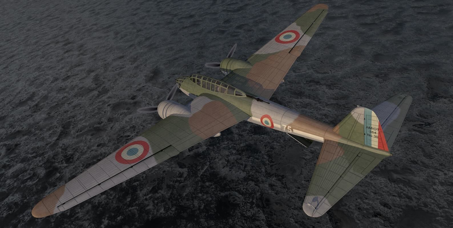 Amiot 354 3D model | CGTrader