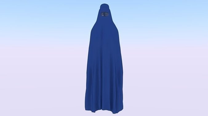 3D model Burqa Suit VR / AR / low-poly | CGTrader