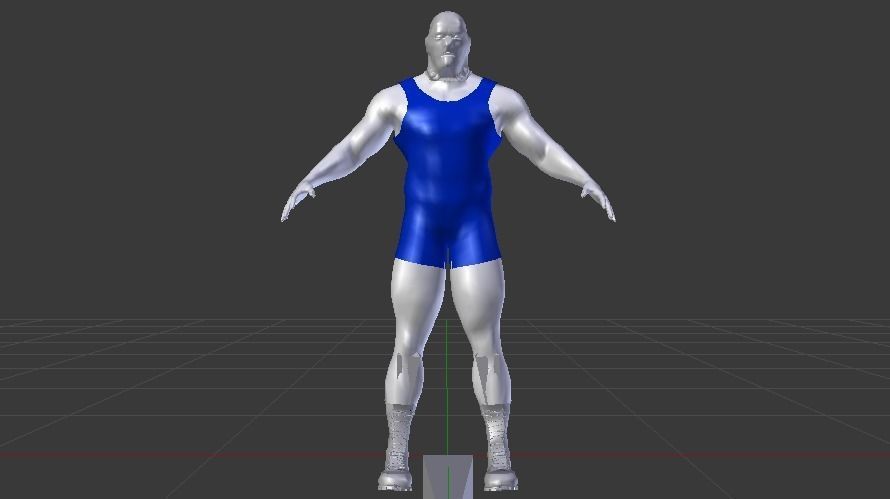 3D model Male Wrestler 01 VR / AR / low-poly | CGTrader