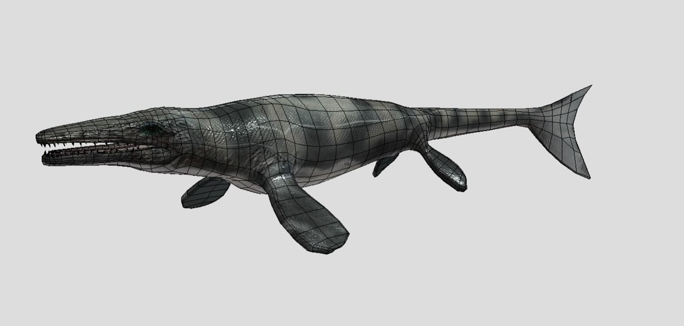 3D model Tylosaurus VR / AR / low-poly | CGTrader