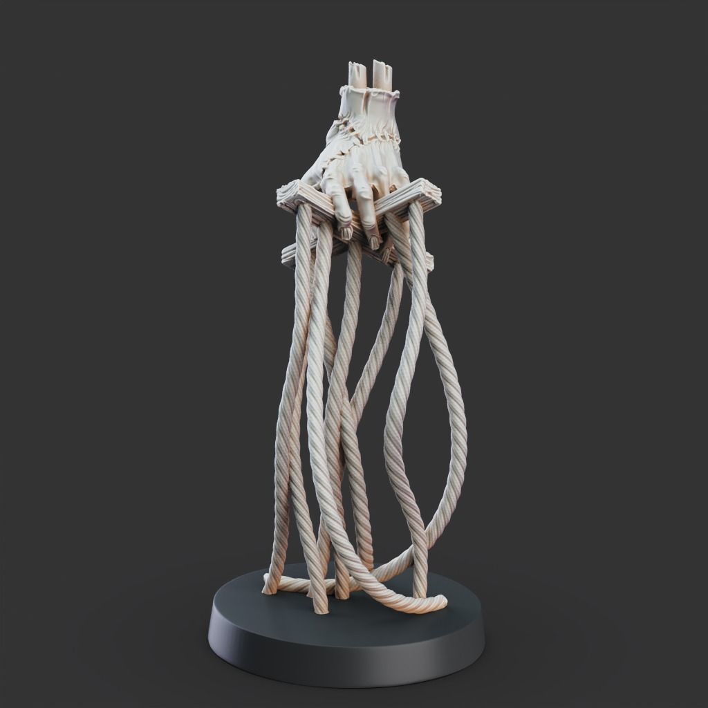 Puppet Hand - 3D Printable TTRPG - PRESUPPORTED - 32mm Scale 3D model ...