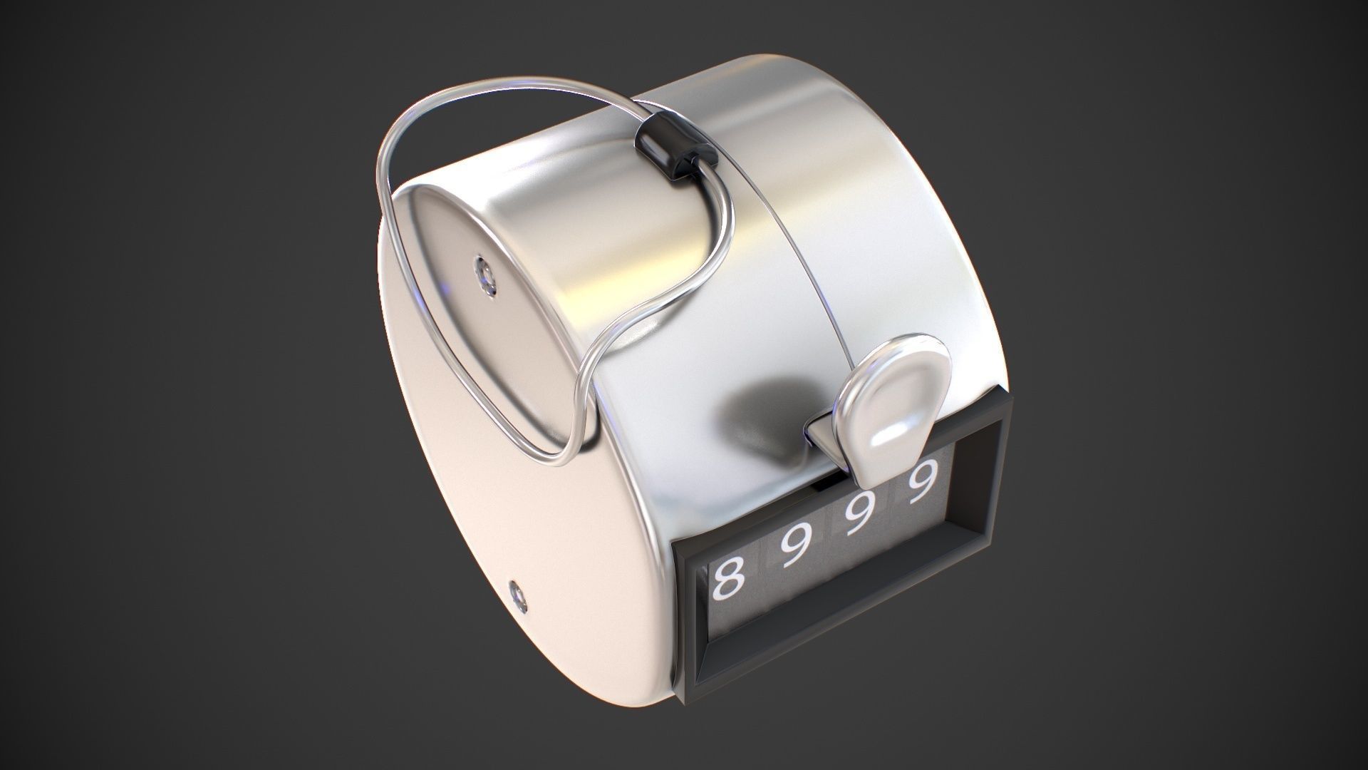 3D model Hand Tally Counter VR / AR / low-poly | CGTrader