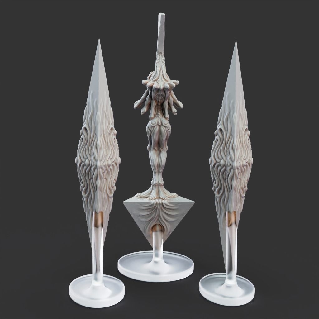 Gestalt High Priest - 3D Printable TTRPG - PRESUPPORTED - 32mm 3D model ...