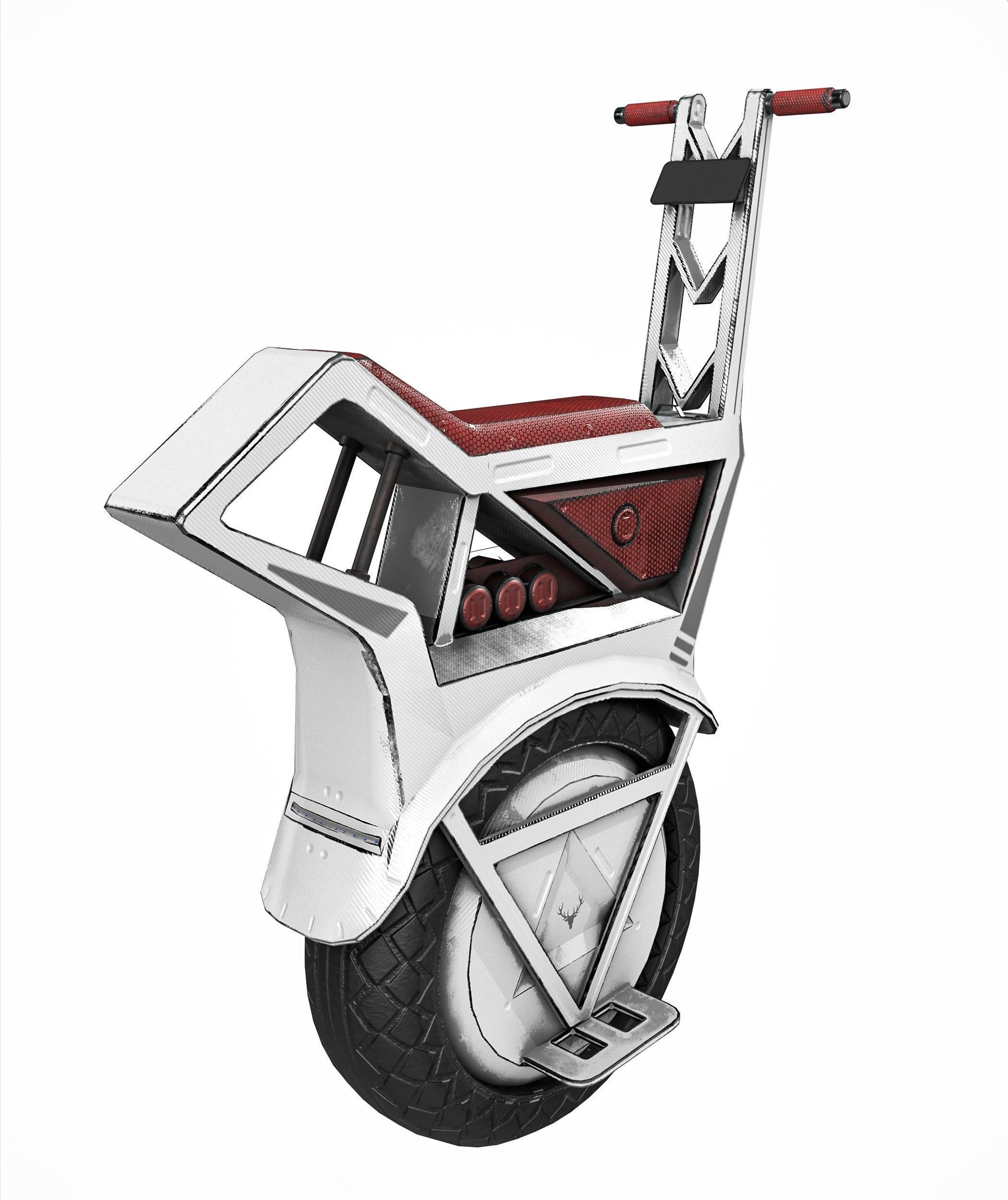 3D model Sci Fi Electric Scooter VR / AR / low-poly | CGTrader