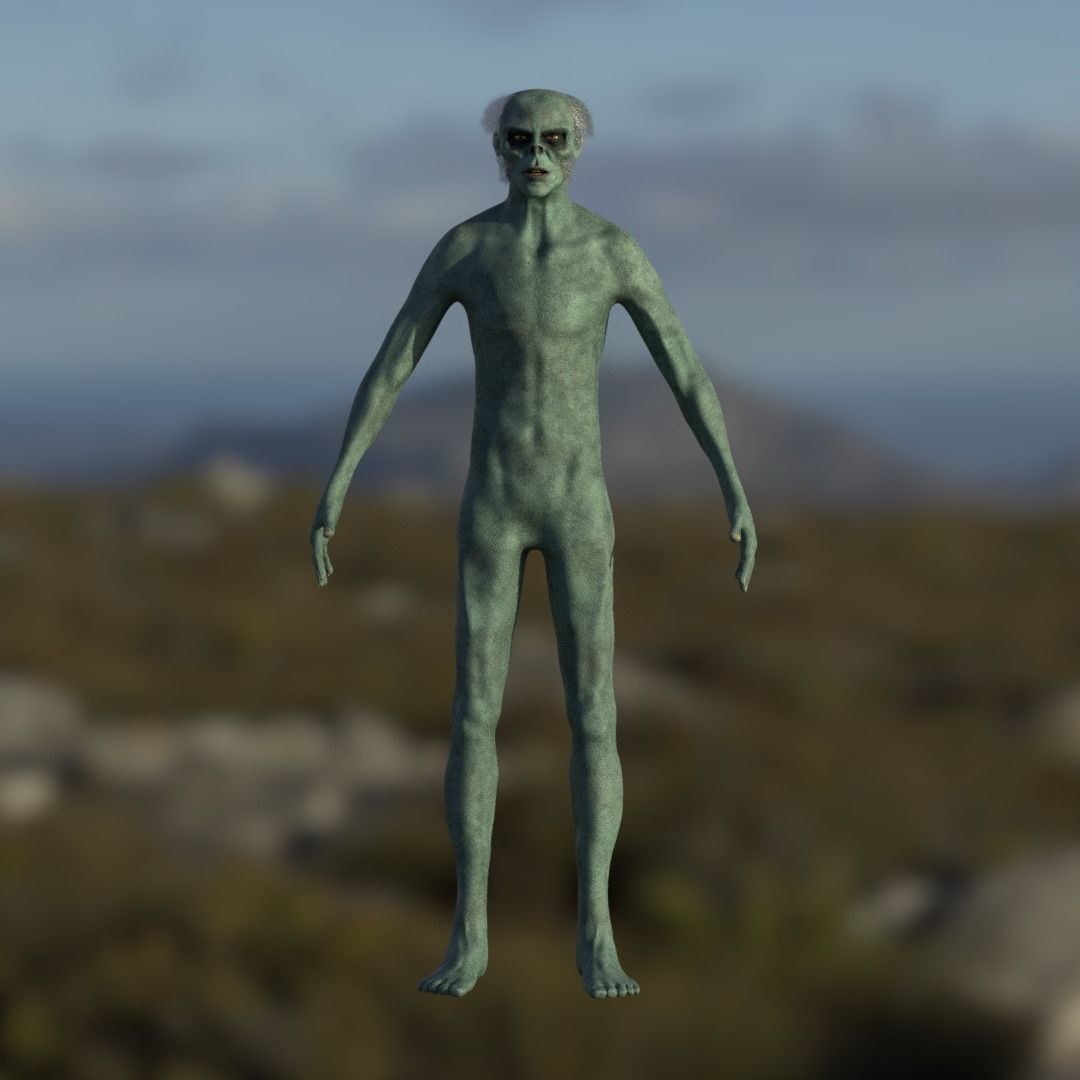 Butler Zombie Haunted Ghost - Exclusive Original 3D Model 3D model ...
