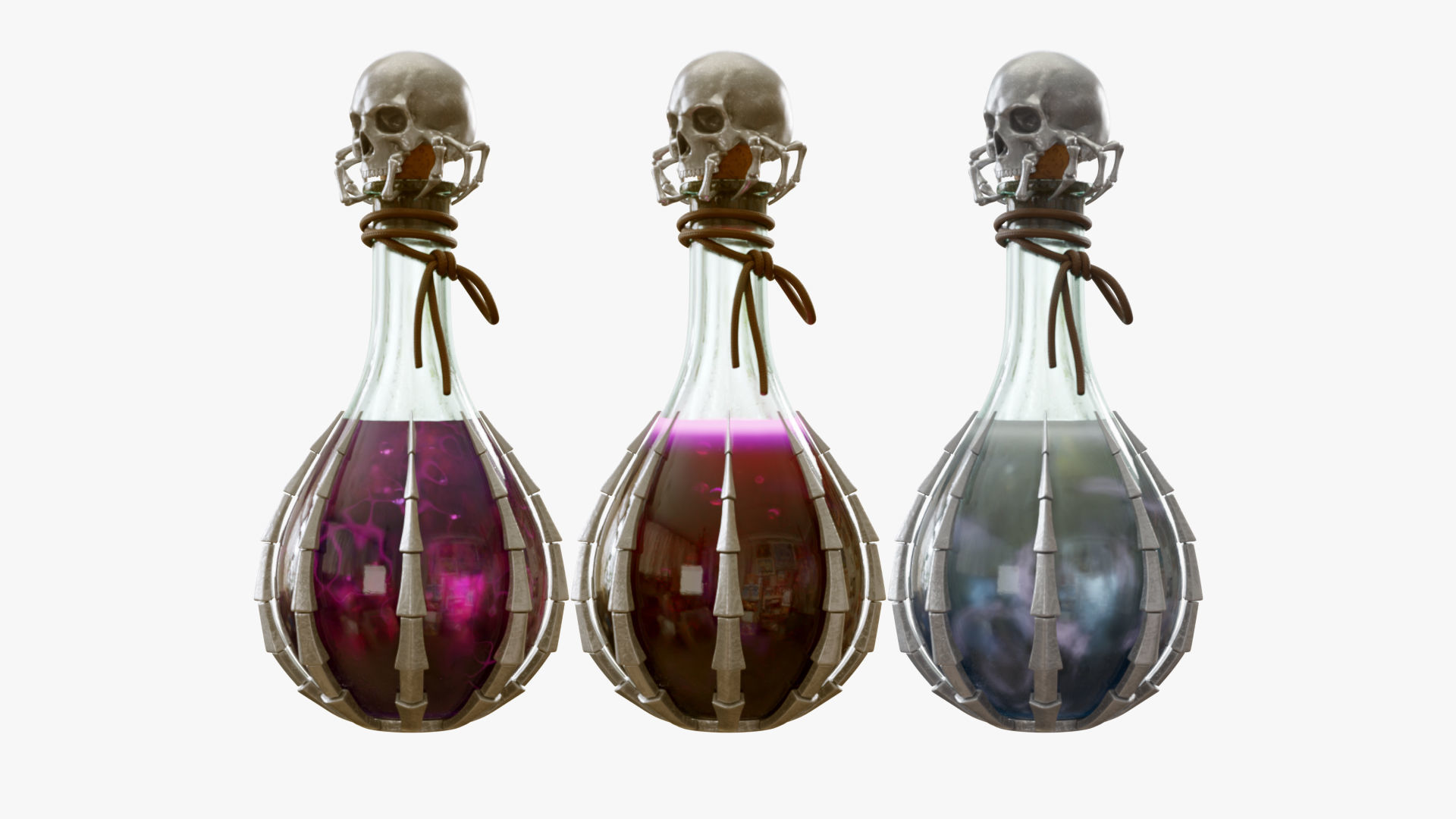 3D model Potion Flask VR / AR / low-poly | CGTrader