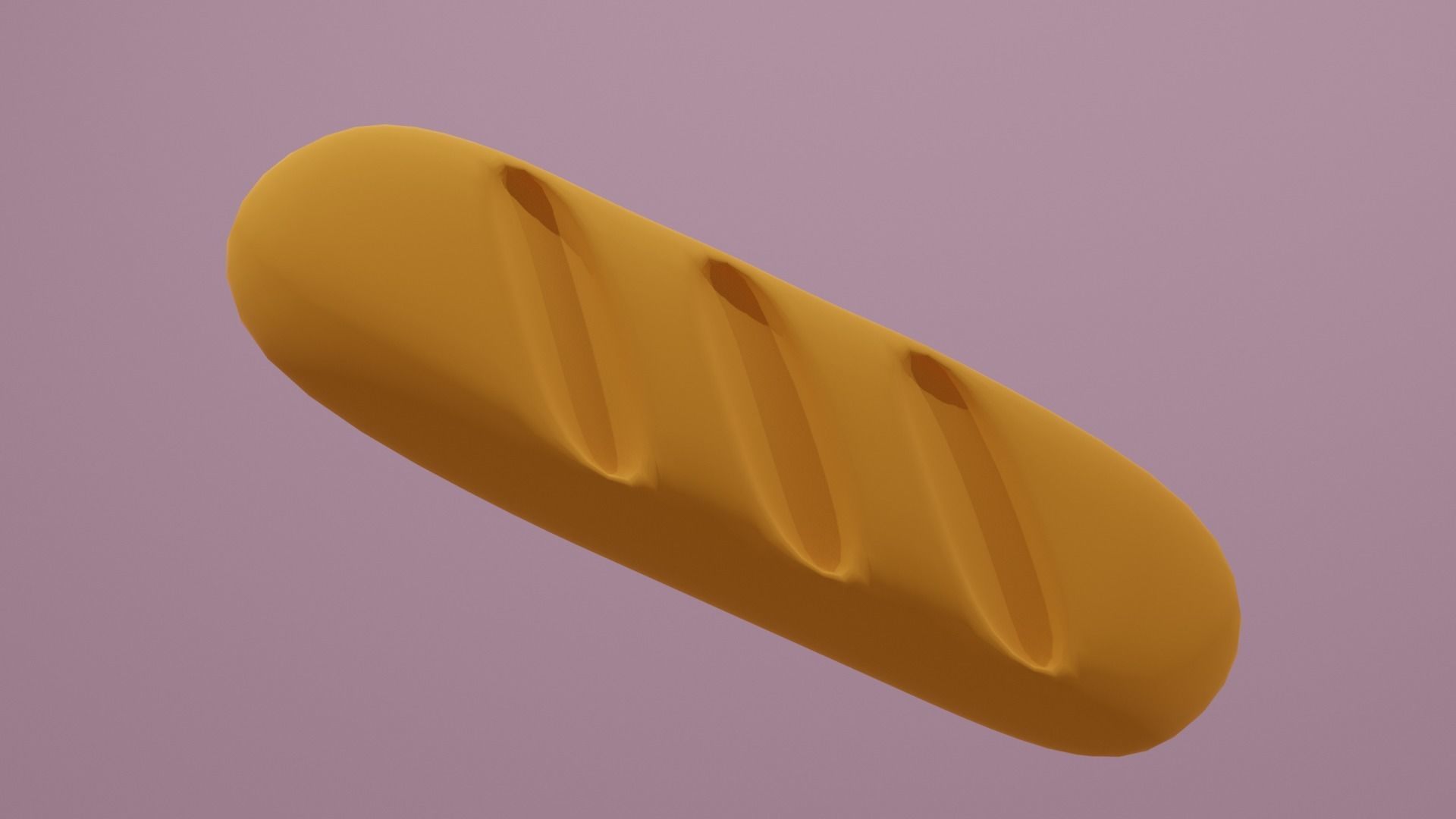 3D model Low Poly Bread VR / AR / low-poly | CGTrader