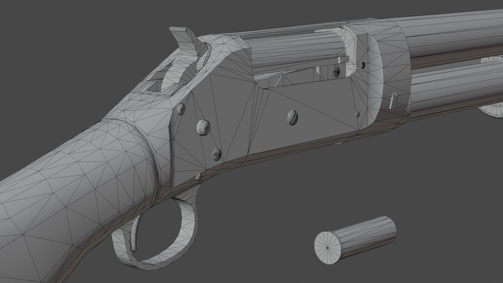 3D model Winchester 1897 riot VR / AR / low-poly | CGTrader