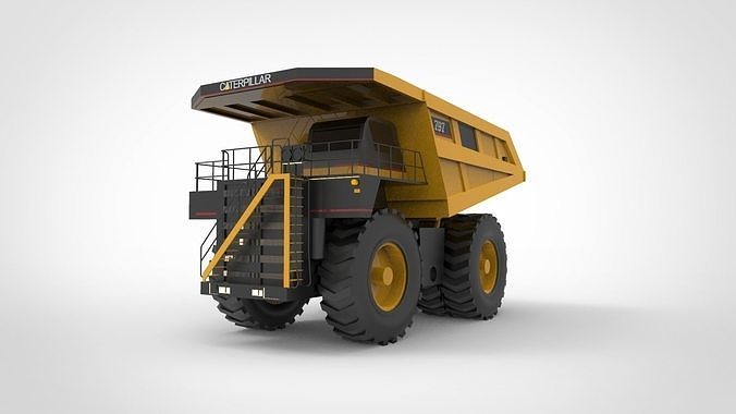 CAT 797F Mining Truck 3D model | CGTrader