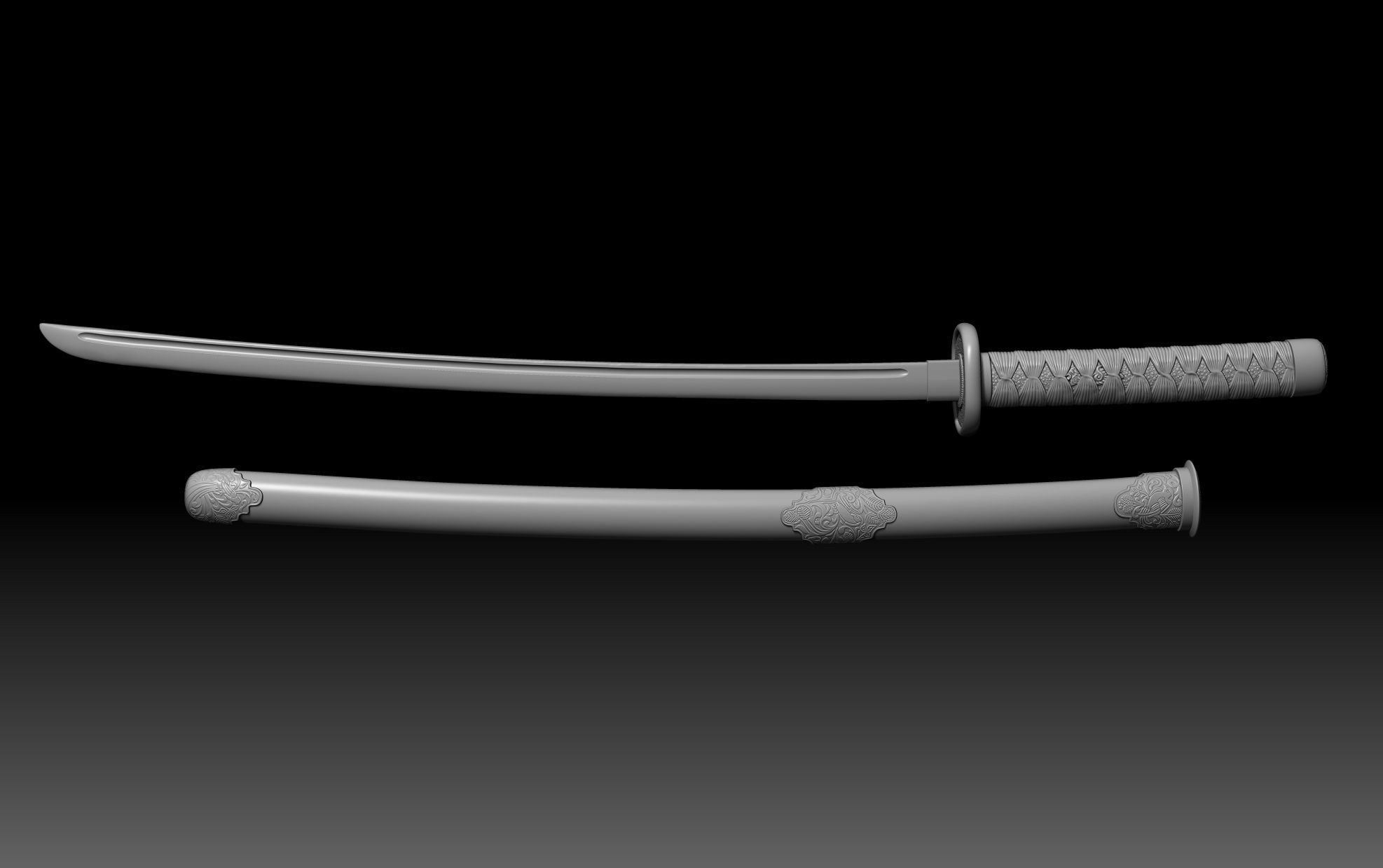 Xena Warrior Princess Katana 3D model 3D printable | CGTrader