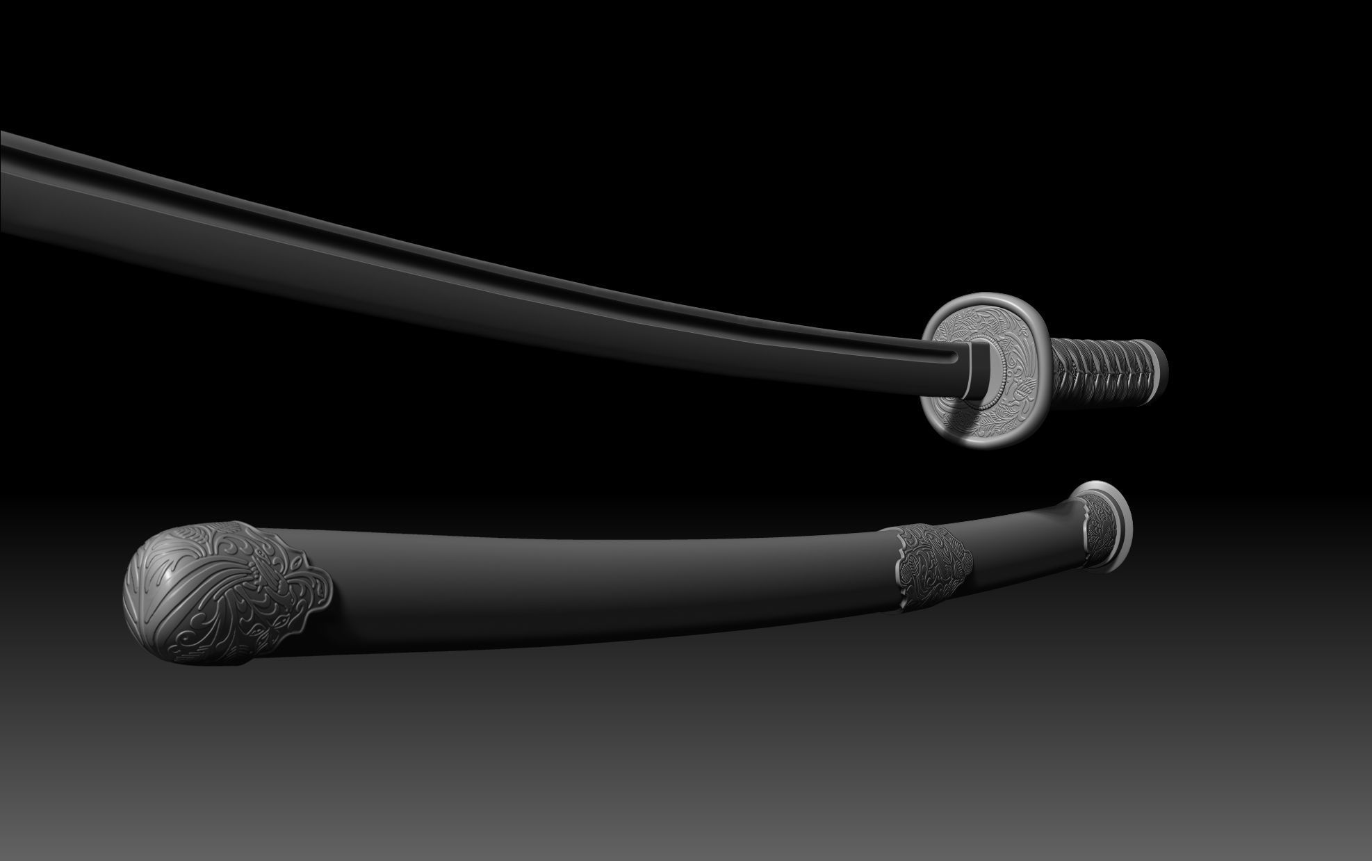 Xena Warrior Princess Katana 3D model 3D printable | CGTrader