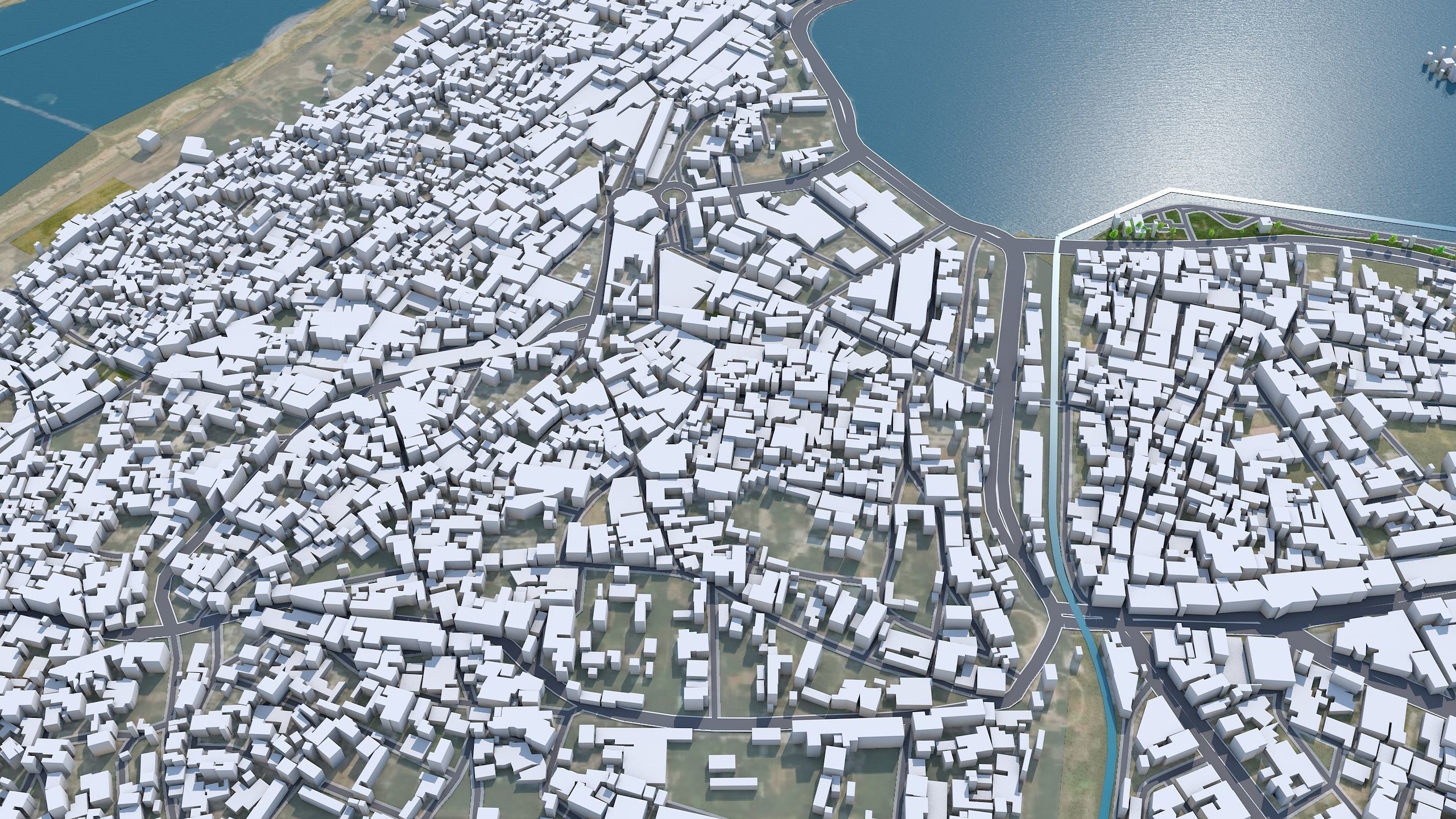 3D model Kota Rajasthan India 20km VR / AR / low-poly | CGTrader