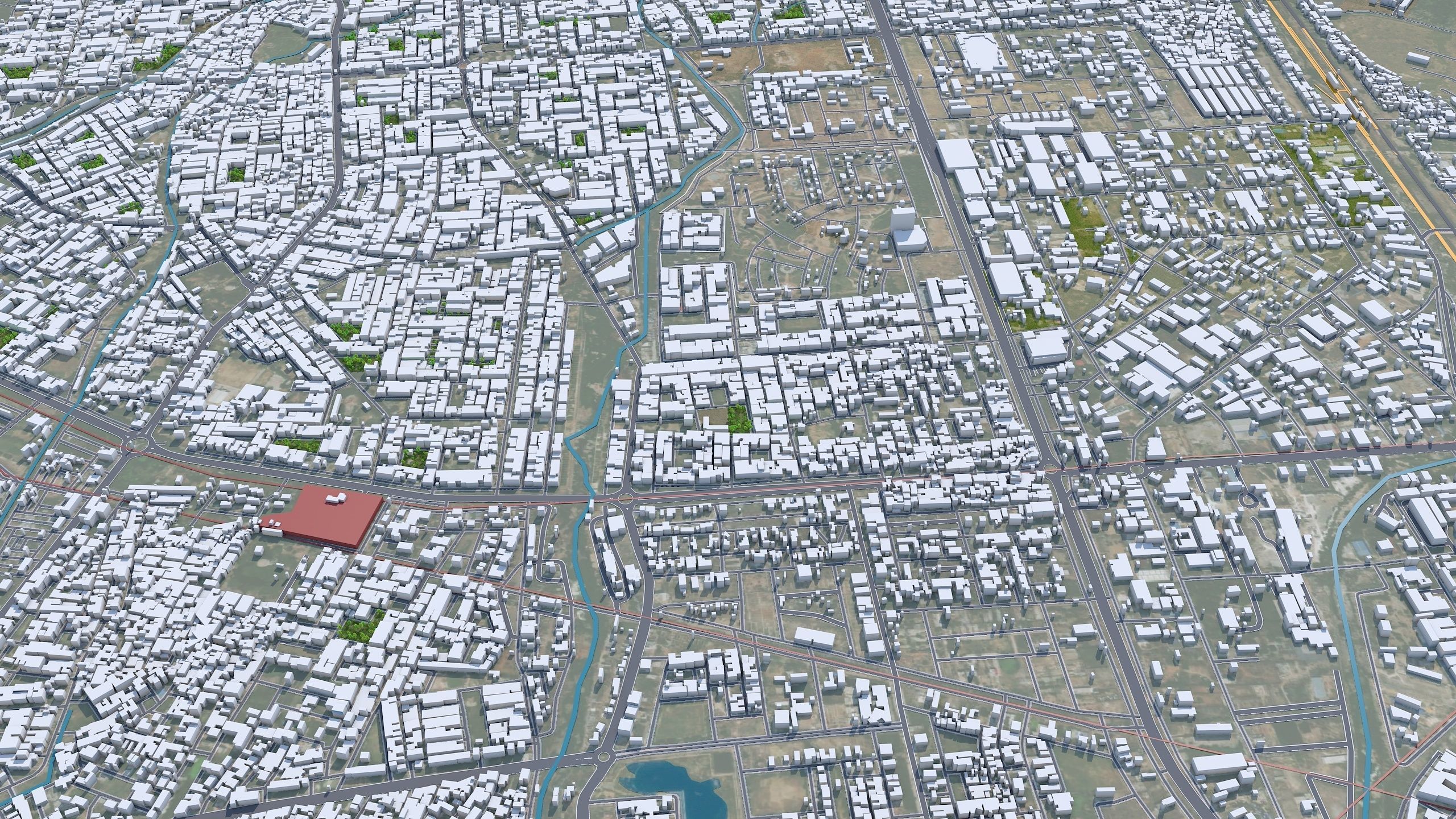 3D model Kota Rajasthan India 20km VR / AR / low-poly | CGTrader