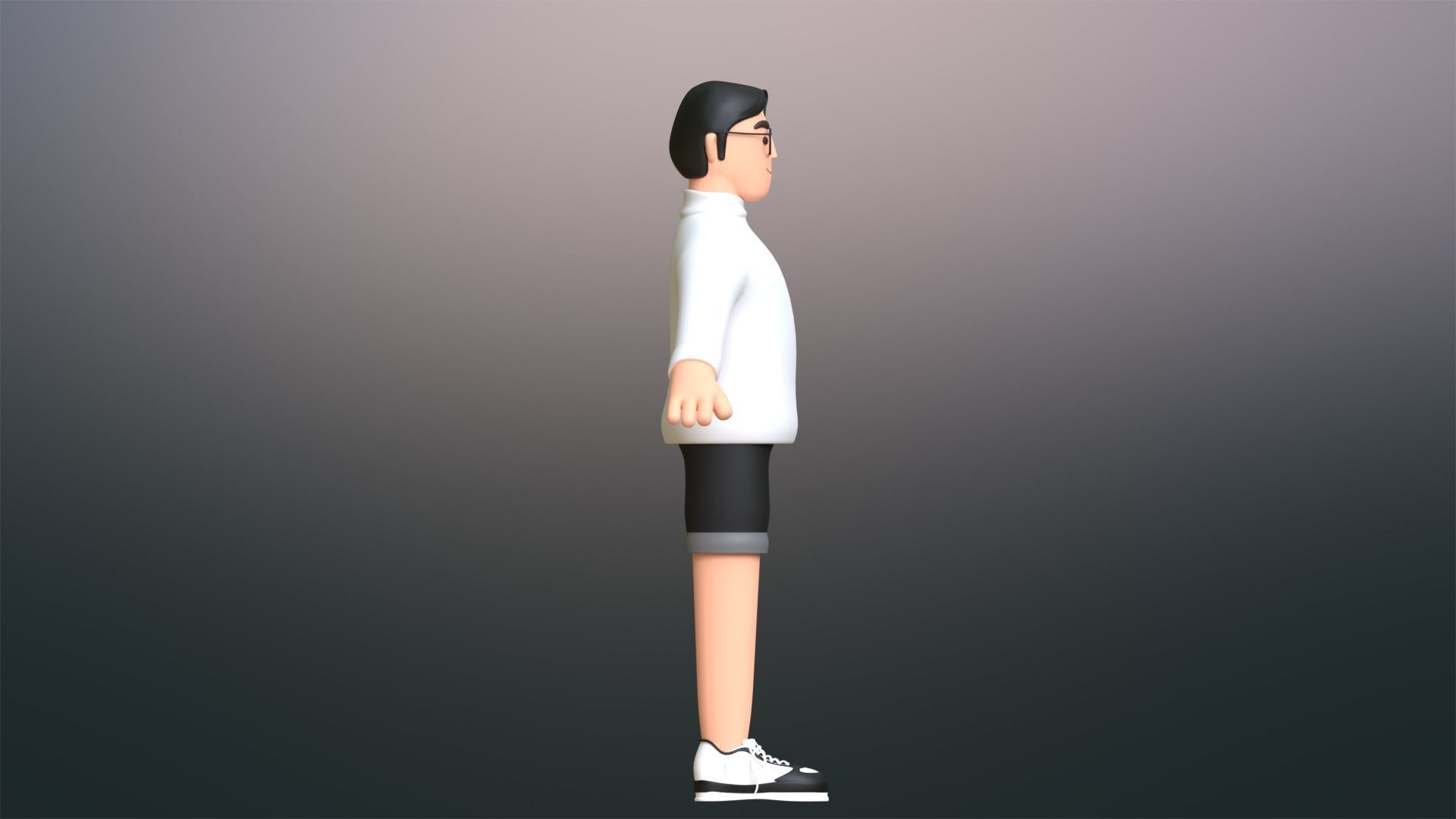 3D model Minimal People Man Character 1002 VR / AR / low-poly | CGTrader