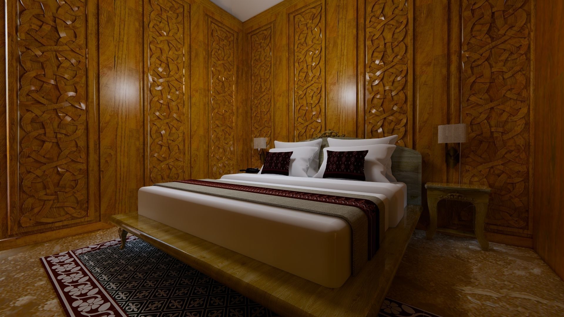 3D model Joglo Traditional Java Wood House Design VR / AR / low-poly ...