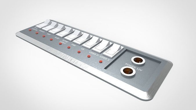 Boat Switch Panel Navigation 3D model | CGTrader