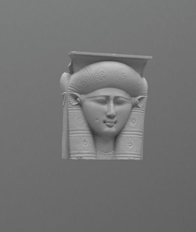 column header hathor 3D model 3D printable | CGTrader