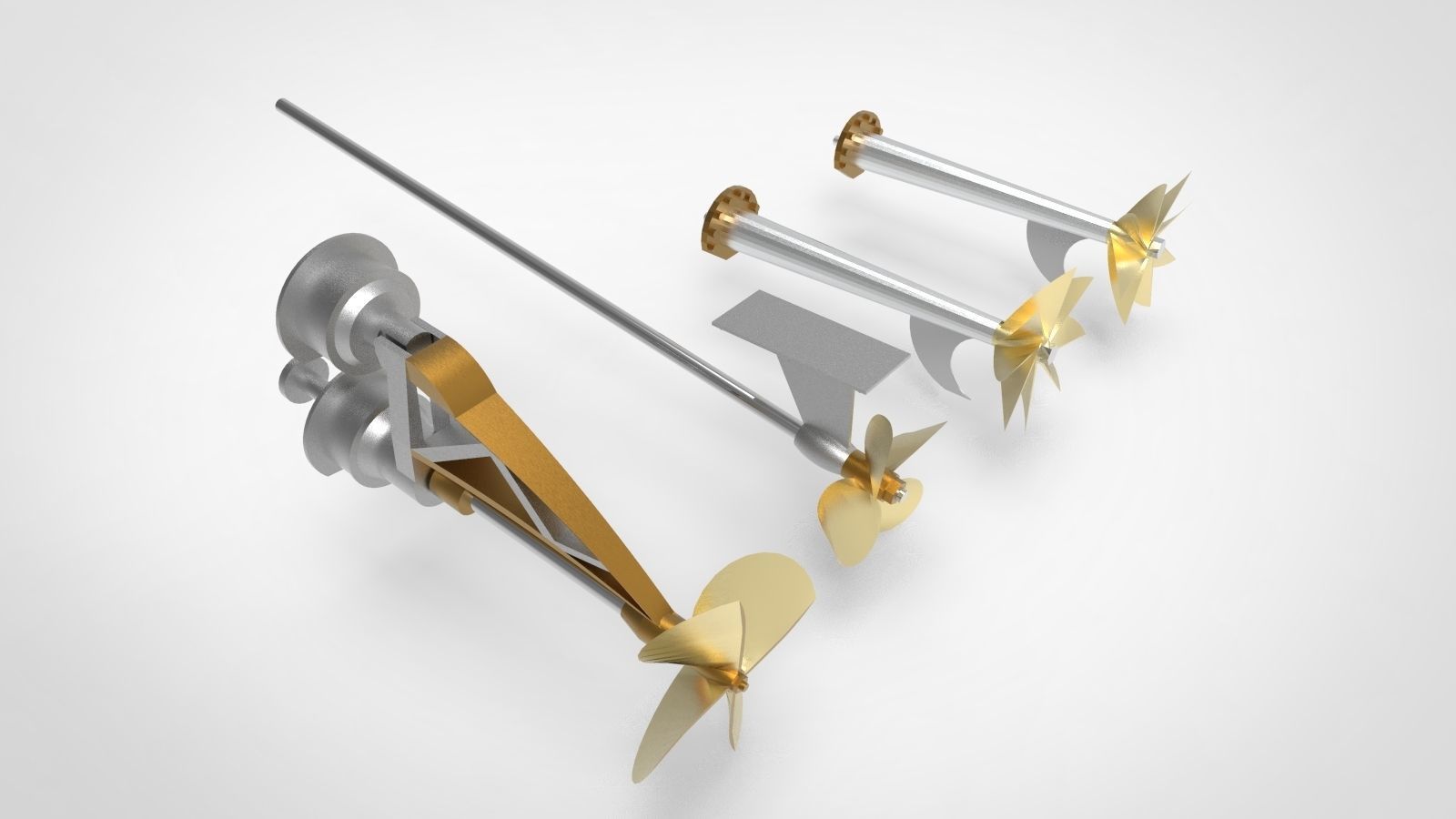 Ship Propulsion model 3D model | CGTrader